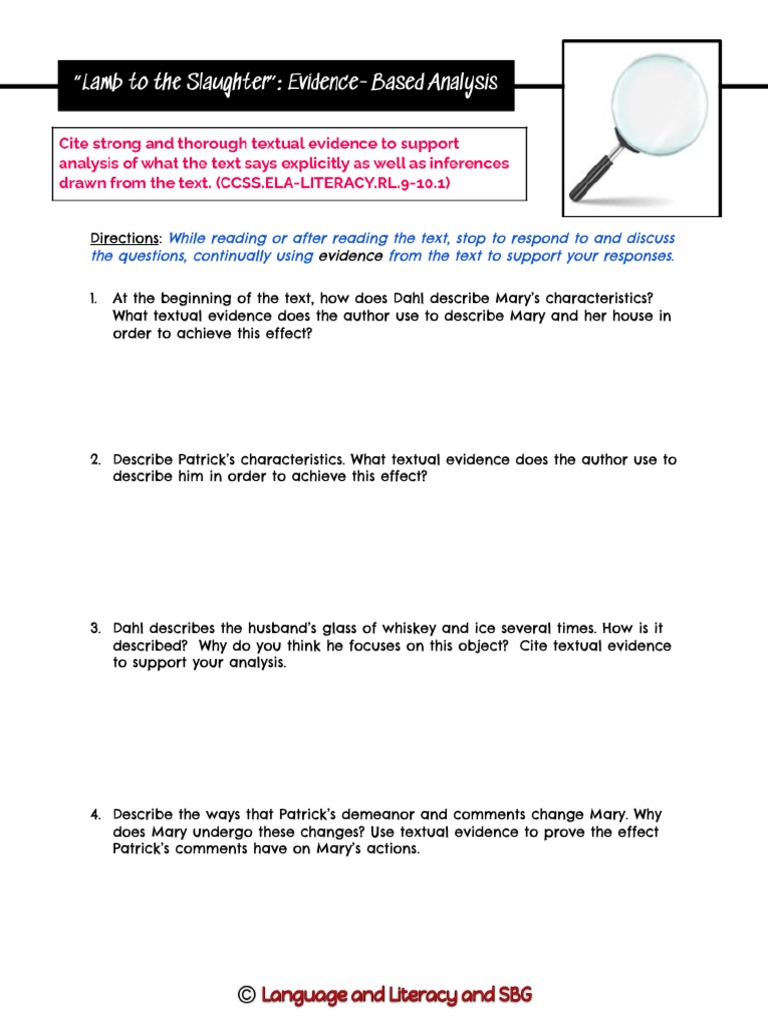 While Reading or After Reading The Text, Stop To Respond To and Discuss ...
