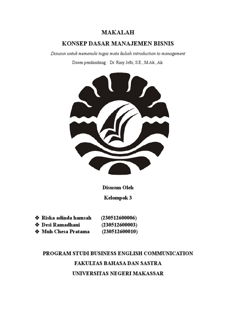 Kelompok 3 Introduction Management | PDF Kelompok 3 Introduction Management | PDF