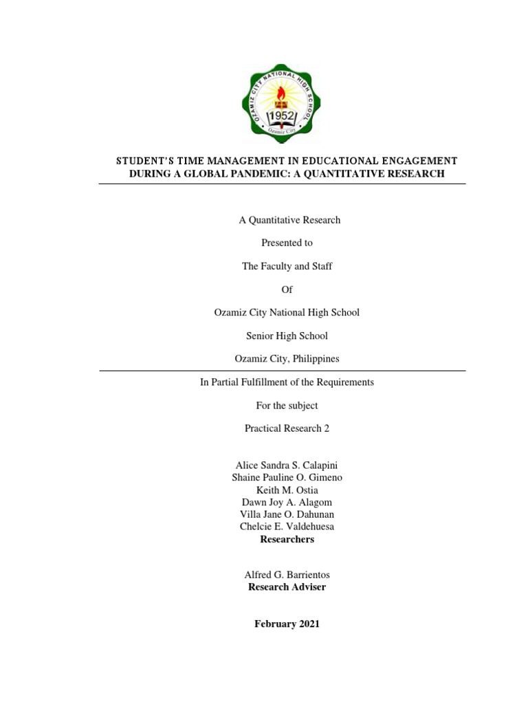 Students Time Management | PDF | Time Management | Professional Skills