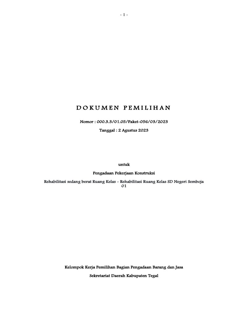 Dokpil Rehabilitasi Sedang Berat Ruang Kelas - Rehabilitasi Ruang Kelas ...