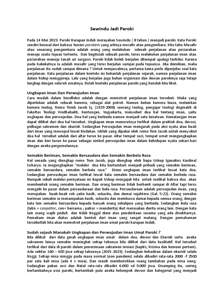 Sejarah J Simbol Dan Jmakna Taman Doa | PDF | Agama & Spiritualitas