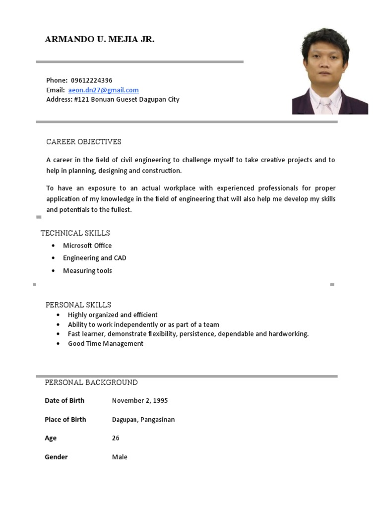 Armando Mejia Resume | PDF