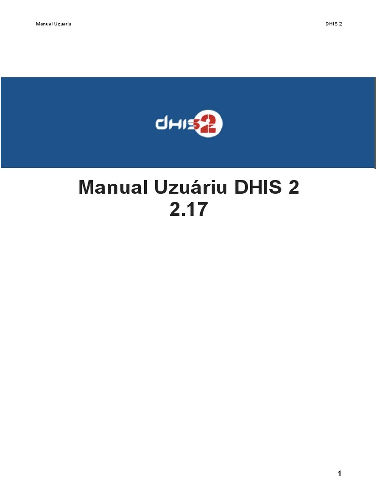Manual Uzuariu DHIS 2 | PDF | Tecnologías de la información | Software