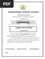 Class 12 - English Project | PDF | Social Science