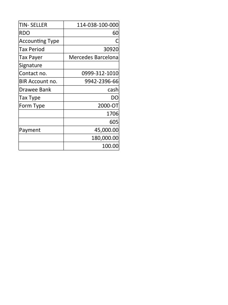 BIR Landbank Payment | PDF