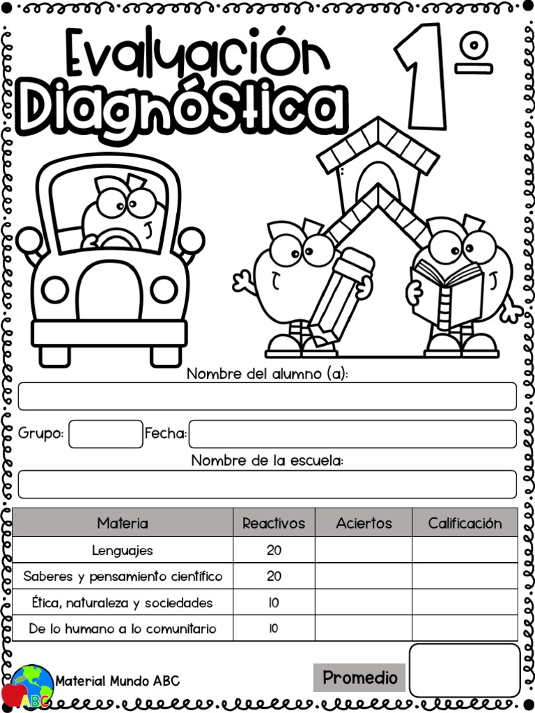 ??1° Abc Evaluación Diagnóstica | PDF