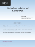 Isolation in Restorative Dentistry | PDF | Dentistry | Human Tooth
