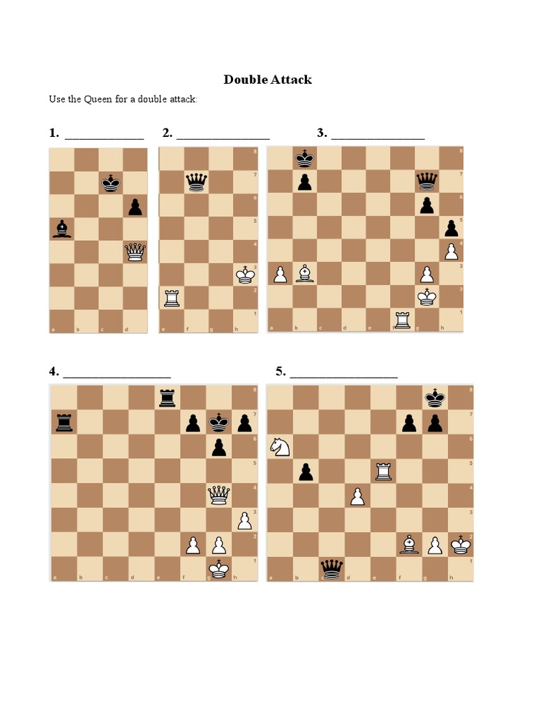 Worksheet - Double Attack | PDF