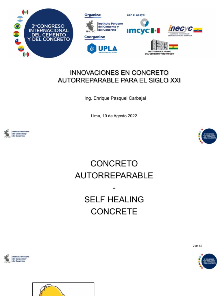 Innovaciones en Concreto Autorreparable | PDF | Hormigón | Hormigón ...