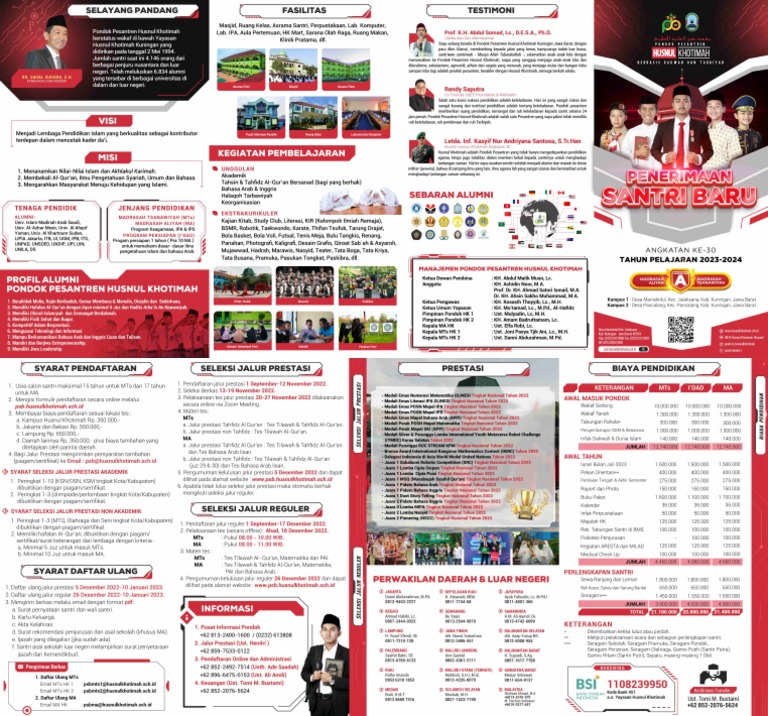 Brosur PSB HK Tp. 2023 2024 | PDF