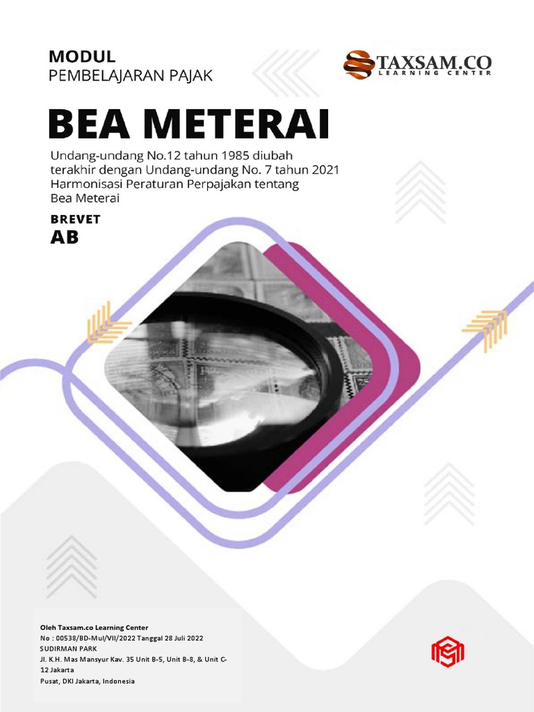 Bea Materai | PDF