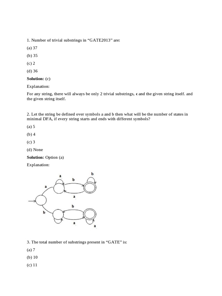 18.solutions Set-1 | Download Free PDF | Regular Expression | Metalogic