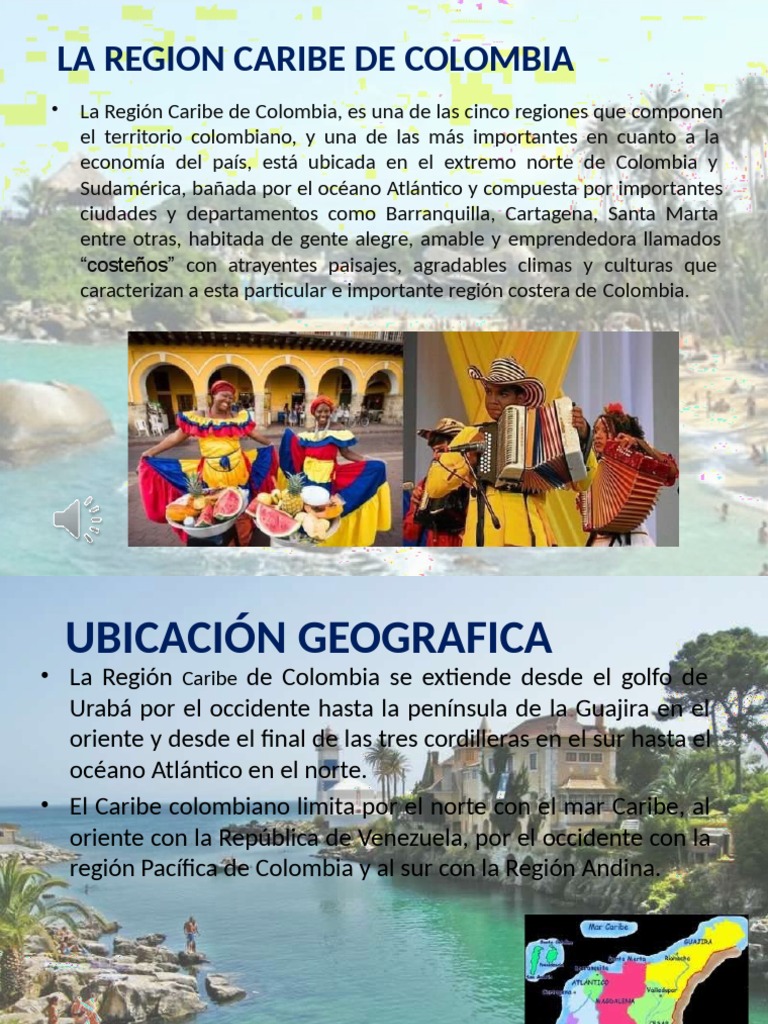 Región Caribe de Colombia: Cultura y Población | PDF | Colombia
