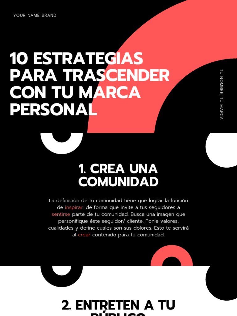 10 Estrategias para Trascender Con Tu Marca Personal - Your Name Brand ...