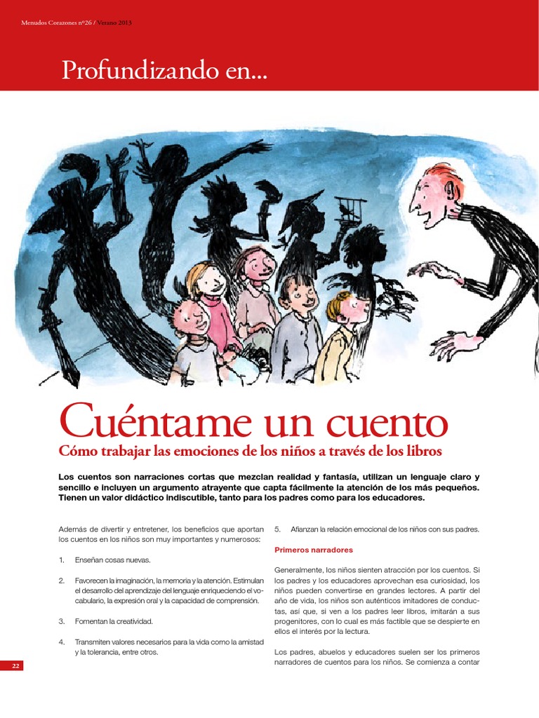 Cuentos para Educar Emociones Infantiles | PDF | Las emociones | Cuentos
