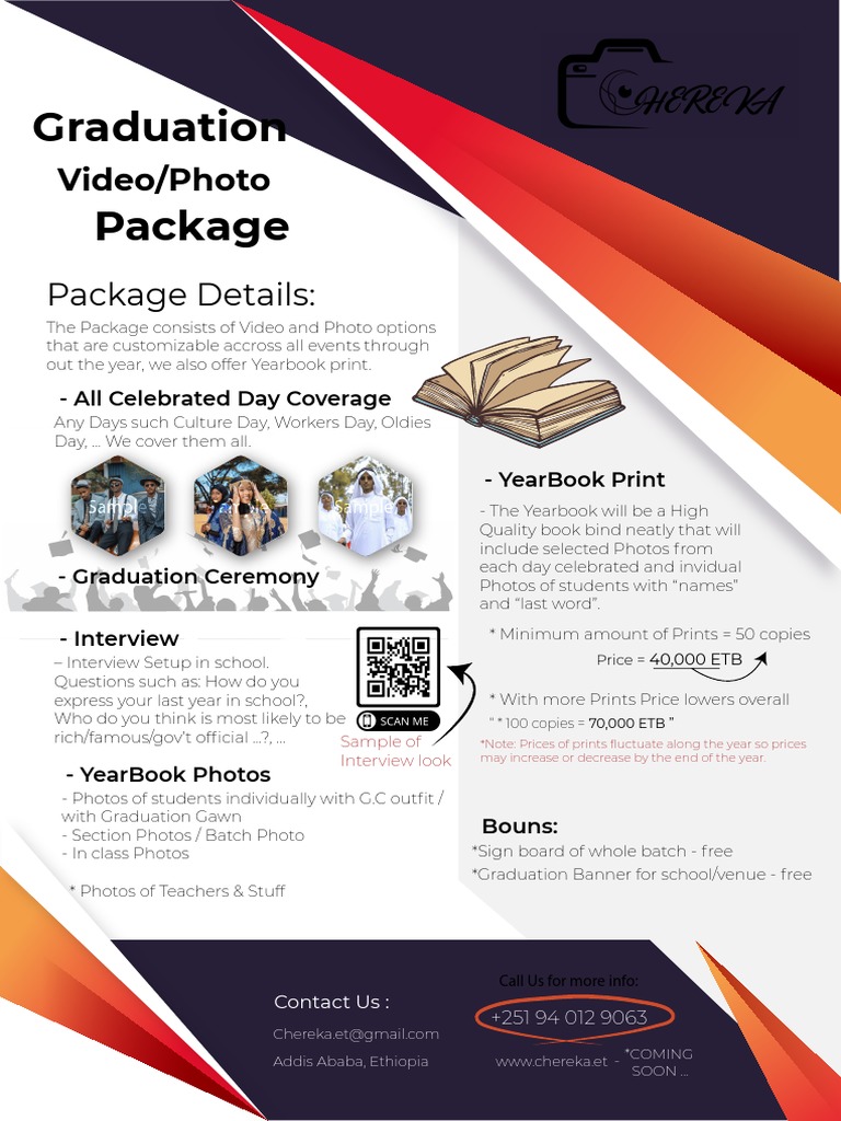 Graduation Package Offers Broucher - For Print | PDF | Mass Media