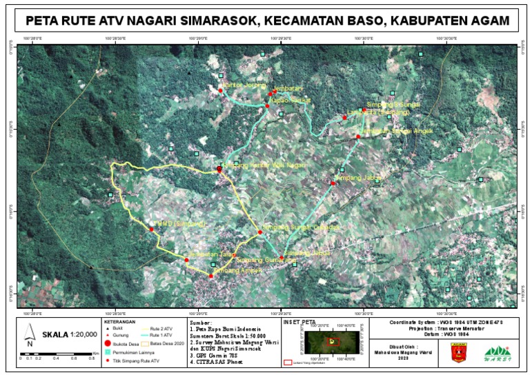Peta Rute Atv Nagari Simarasok | PDF