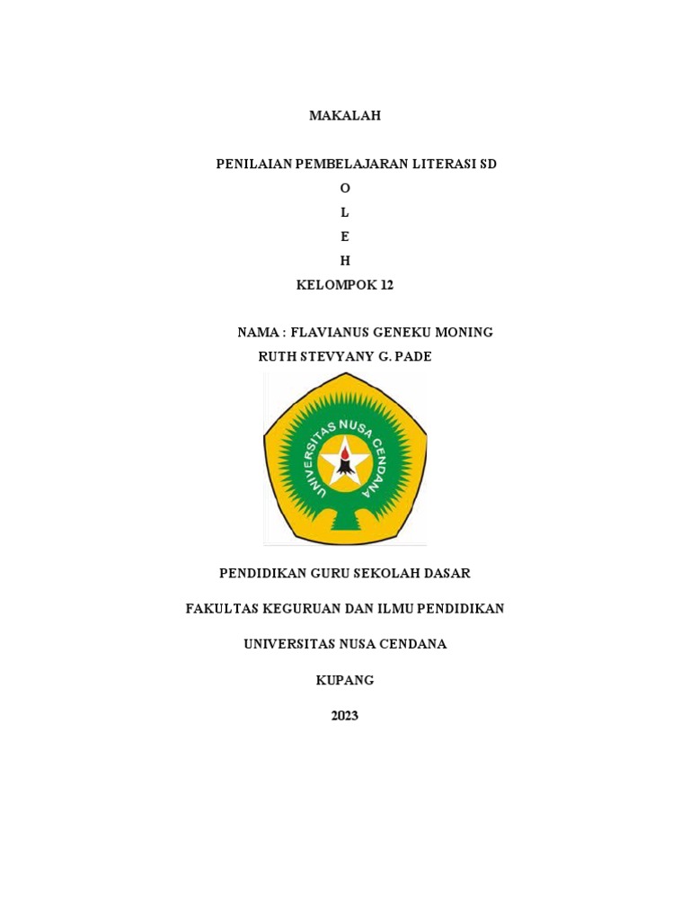 Literasi Kelompok 12 | PDF