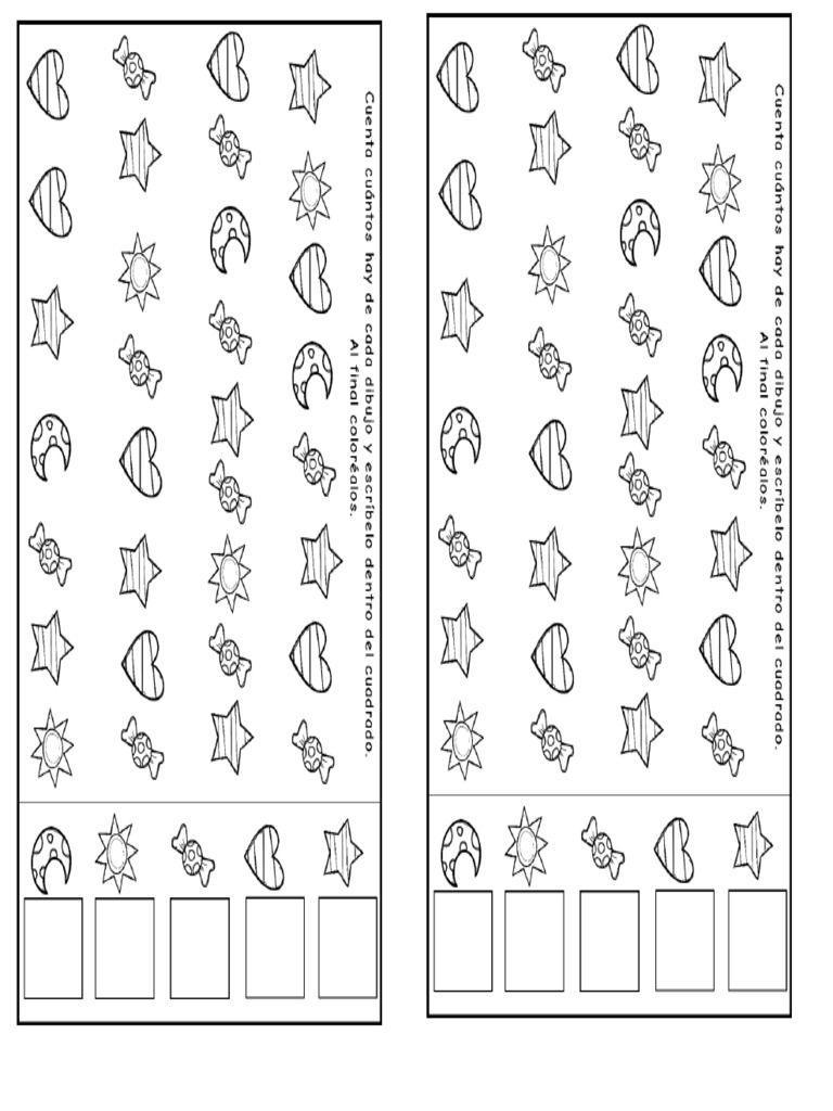 Ejercicios de Conteo Primer Grado | PDF