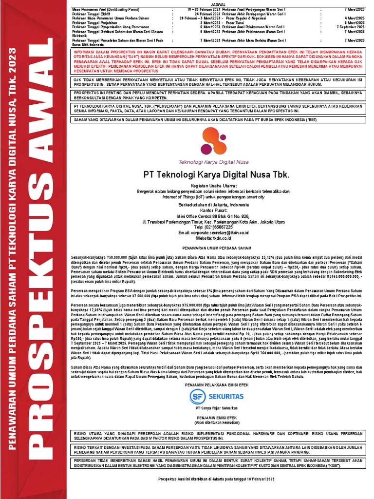 Prospektus TRON | PDF