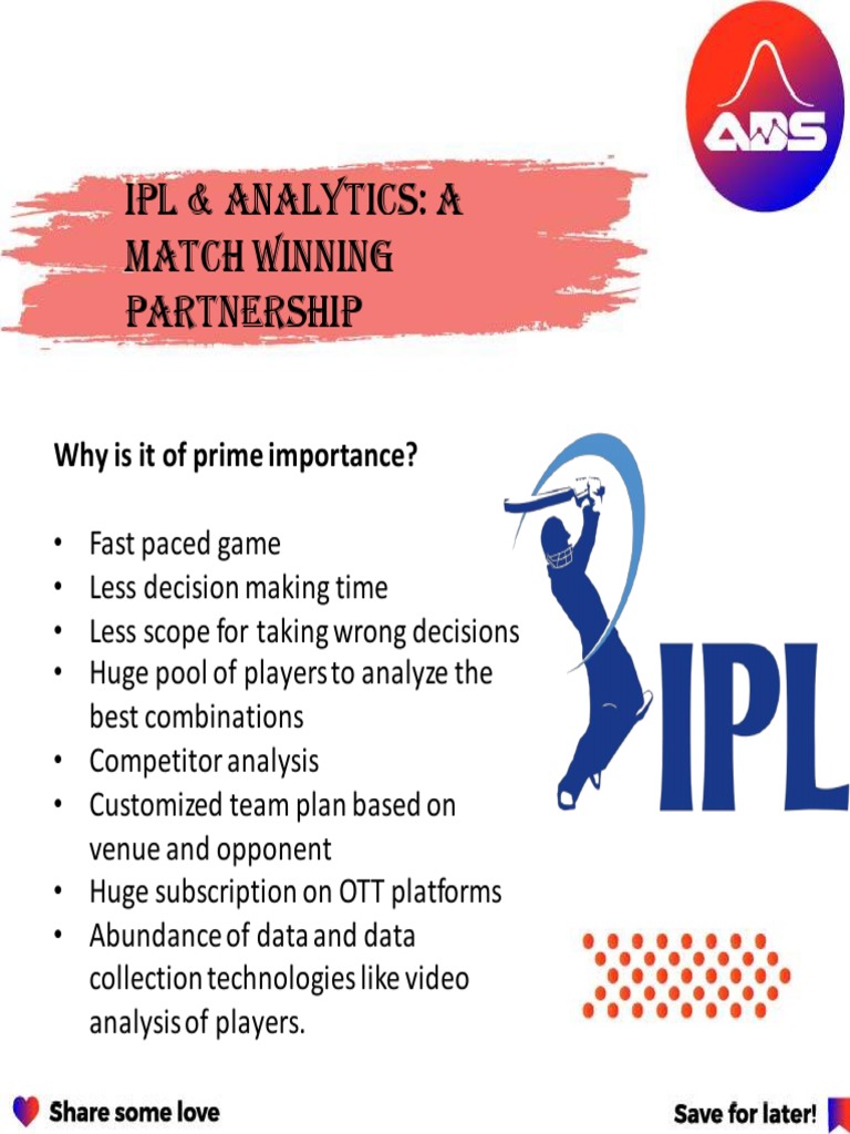 IPL Analytics | PDF | Bowling (Cricket) | Analytics