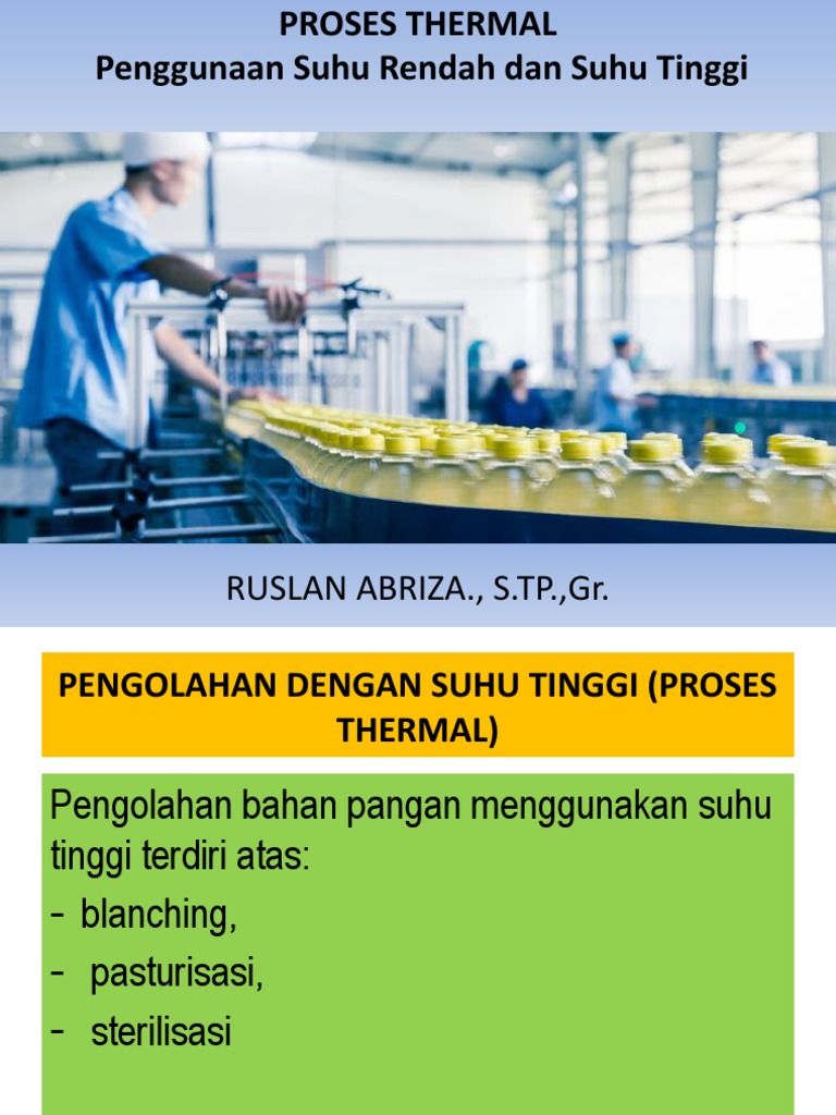 Proses Thermal Pendinginan | PDF | Sains & Matematika