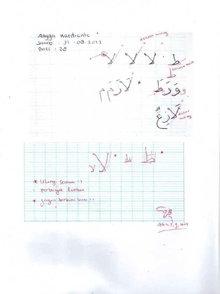 Tashih Tahsinul Kitabah Kaidah Kaligrafi | PDF