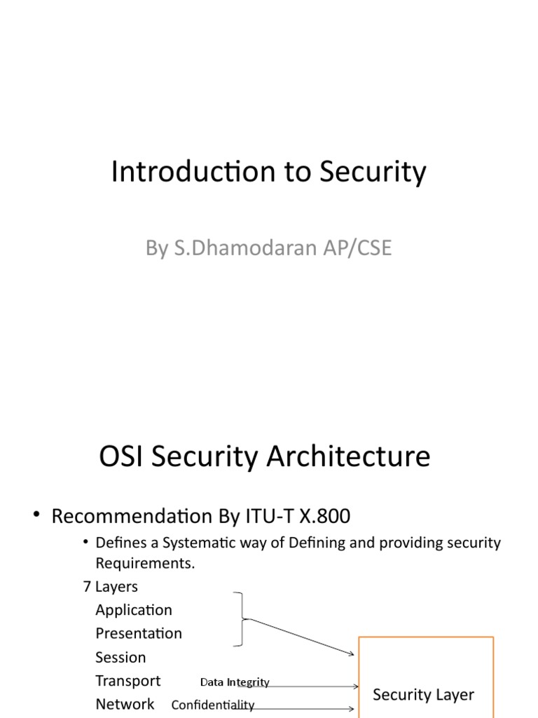 Introduction To Security | PDF | Cryptography | Cryptanalysis