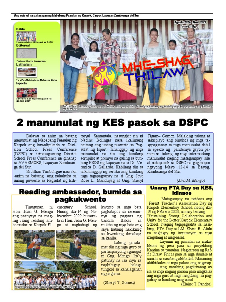 KES Newsletter | PDF