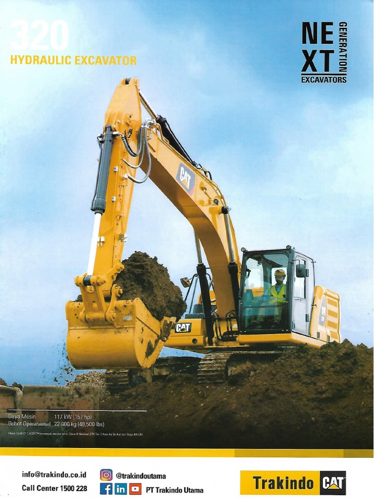 Specalog For 320 NG Hydraulic Excavator (Bahasa) | PDF