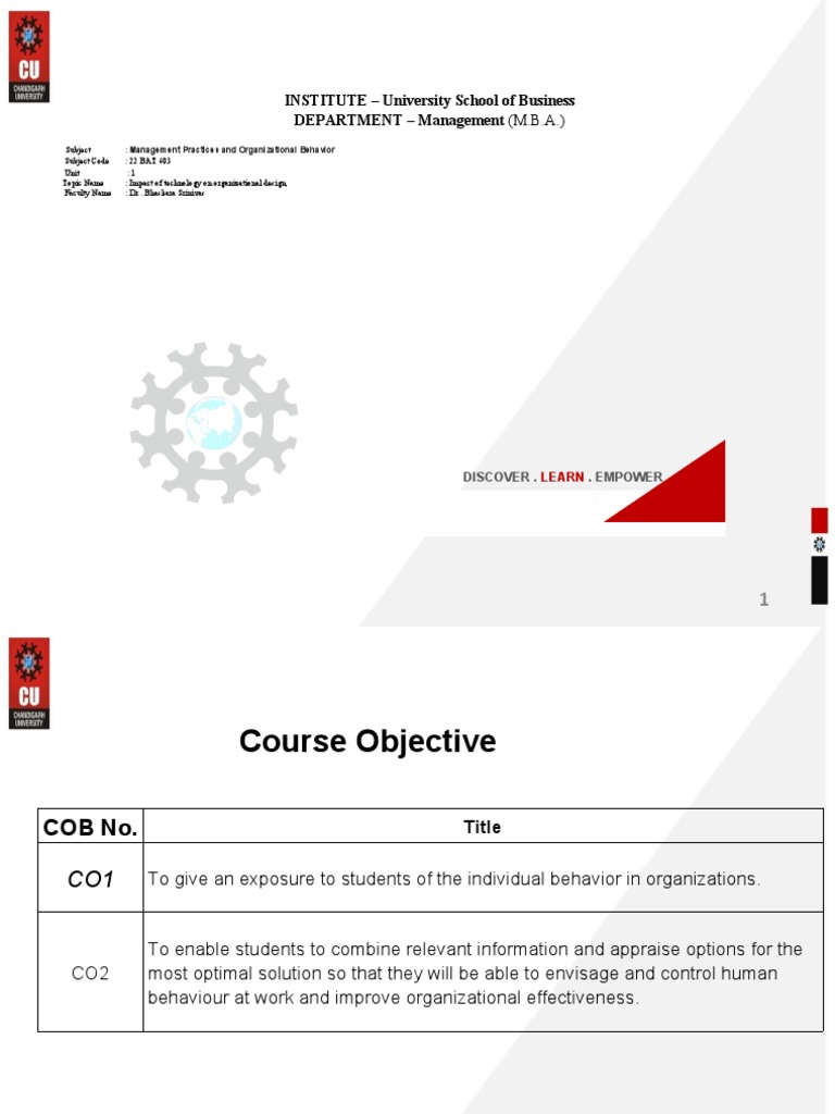 Technology's Impact on Organizational Design | PDF | Organizational ...