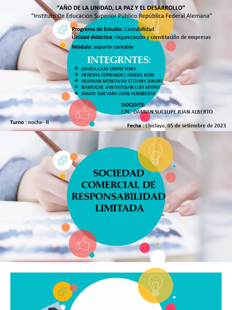 Sociedad Comercial de Responsabilidad Limitada (SRL) | PDF | Business | Negocios económicos