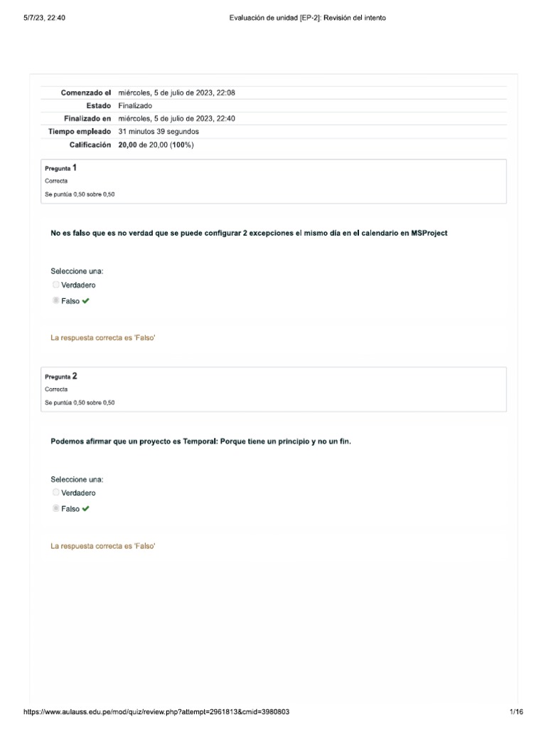 Evaluación de unidad [EP-2] - EXÁMEN DE COMPU 3 | PDF