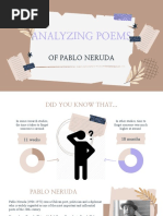Pablo Nerudas Poem Analysis | PDF | Poetry