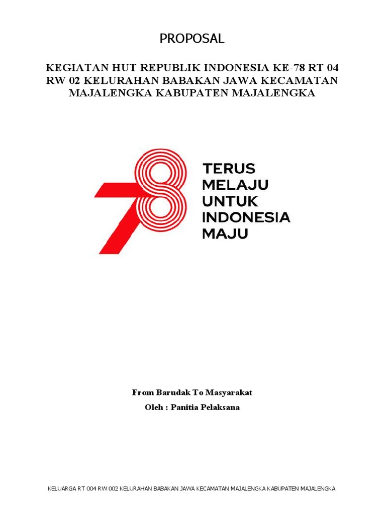 Proposal 17 Agustus | PDF