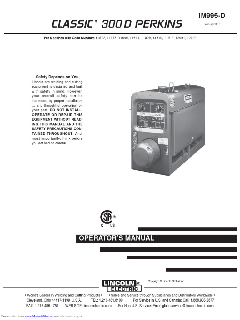 Classic 300 D Perkins | PDF | Welding | Construction