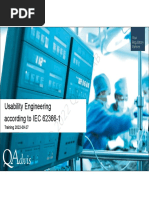 Iso Iec 62366-1 2015 | PDF | Usability | Medical Device