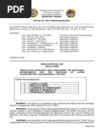 2021 Barangay Resolution No. 7 - A RESOLUTION FOR COVERED COURT | PDF ...