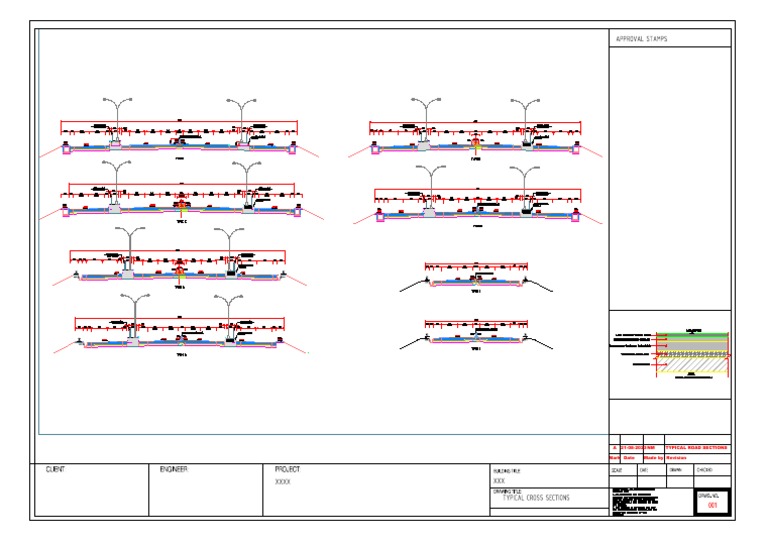 Typical Cross Section_flexible Pavement | PDF