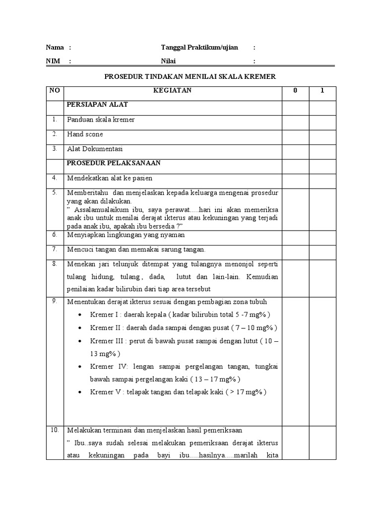 Pemeriksaan Kremer | PDF