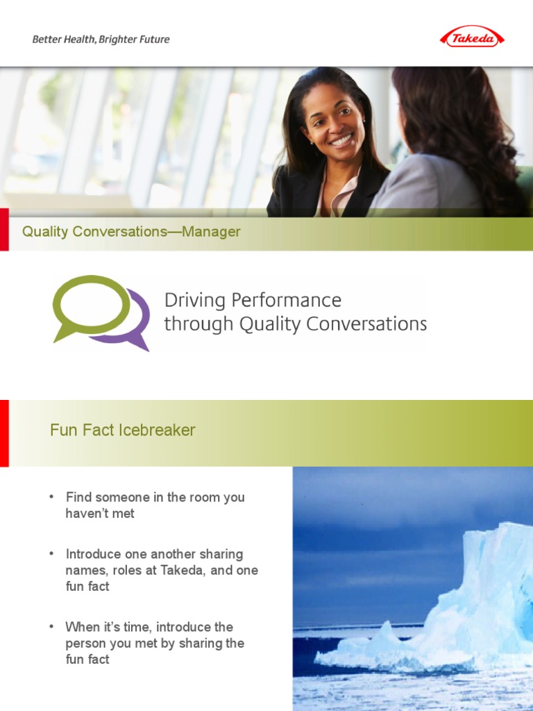 Quality Conversations Training Competencies Manager No | PDF
