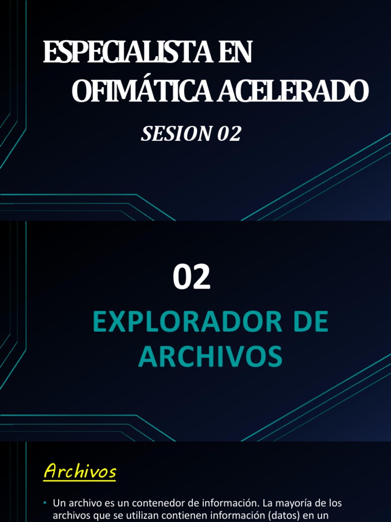 Clase 2.2 Explorador de Archivos | PDF | Archivo de computadora | Compresión de datos