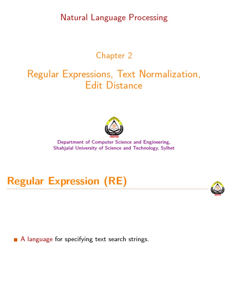 Chapter 2 | PDF | Regular Expression | Morphology (Linguistics)