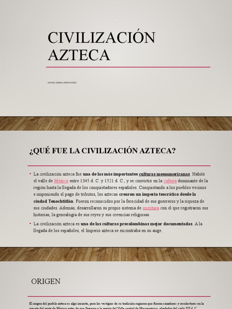 Civilización Azteca: Historia y Cultura | PDF | Mesoamérica | azteca