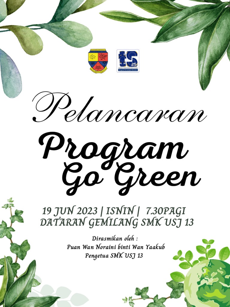 Buku Program Pelancaran Go Green | PDF