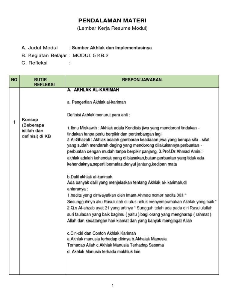 LK RESUME MODUL 5 KB 2 - Compressed | PDF
