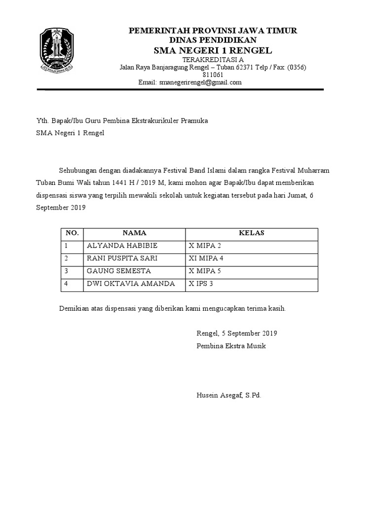 Dispen Pramuka | PDF