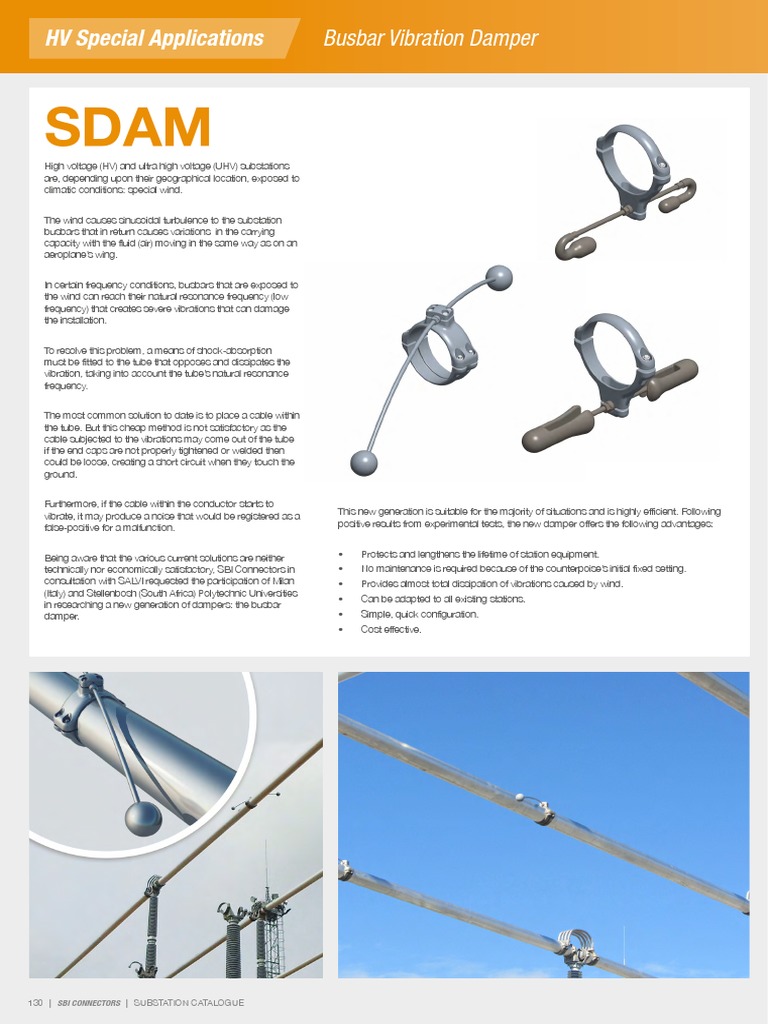 Busbar Vibration Damper | Download Free PDF | Oscillation | Building ...