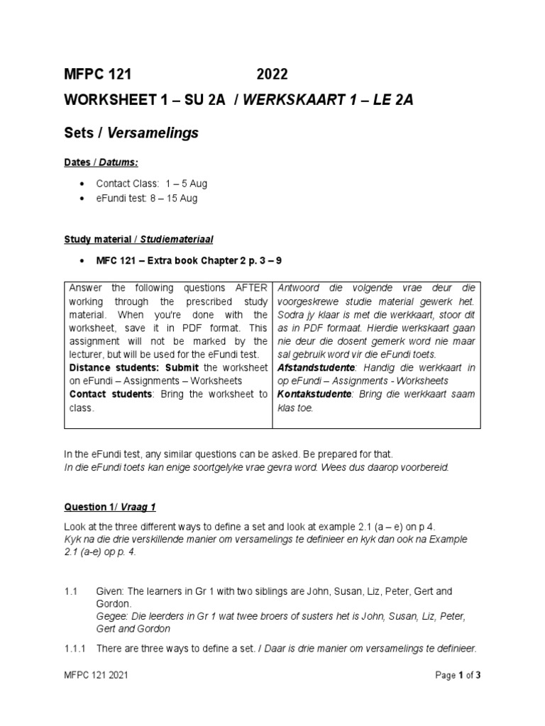 MFPC 121 - Worksheet 1 - Su 2a Final | PDF | Visual Journalism ...