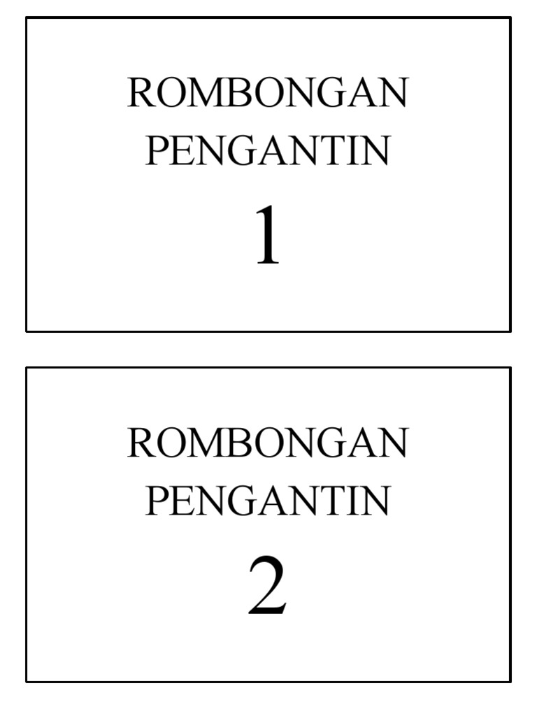 ROMBONGAN | PDF ROMBONGAN | PDF